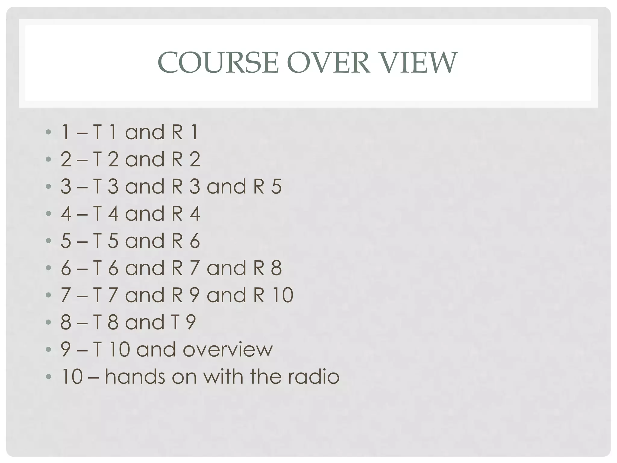 Amateur radio introduction | PPTX