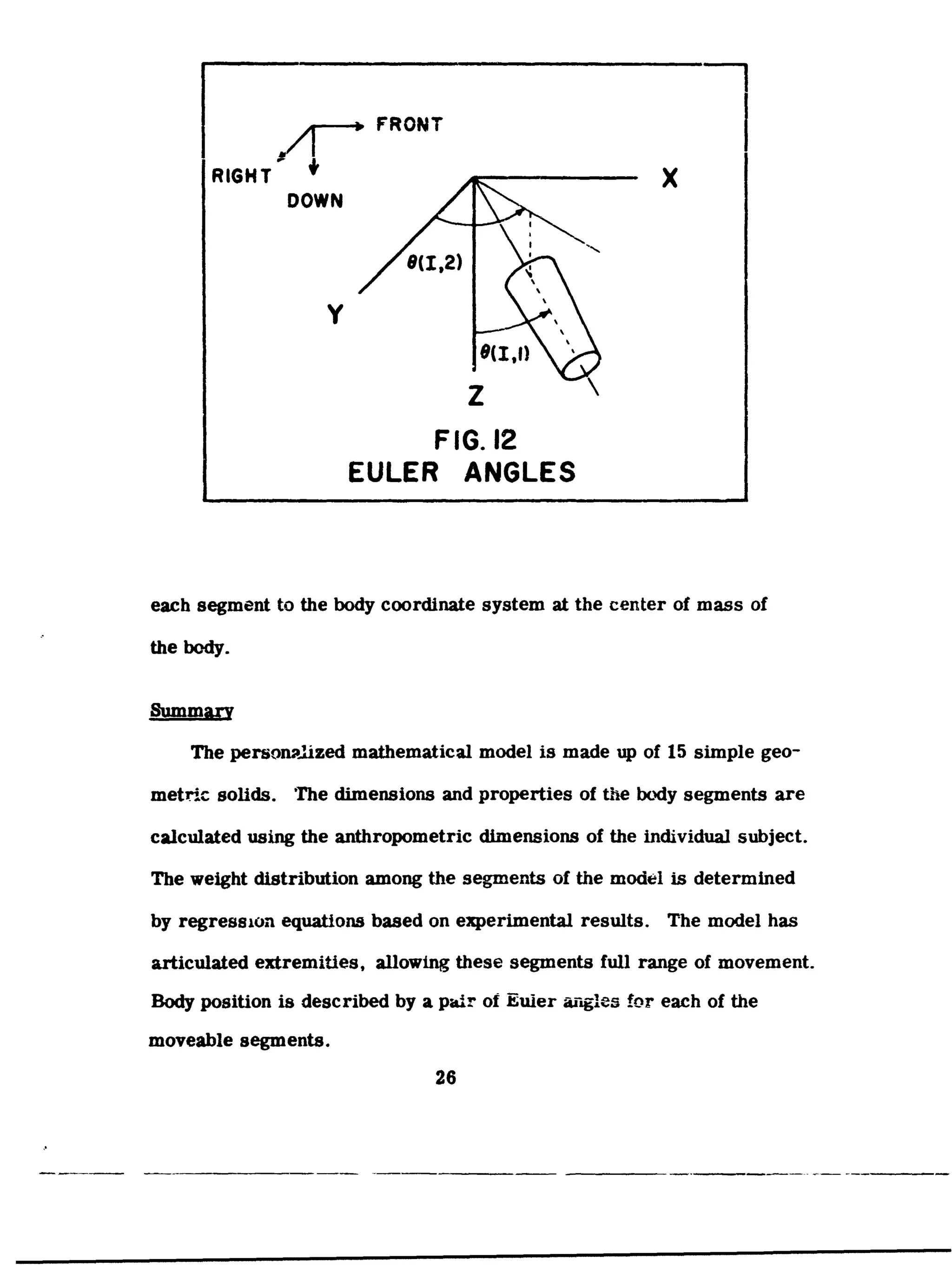 A mathematical model of the human body | PDF