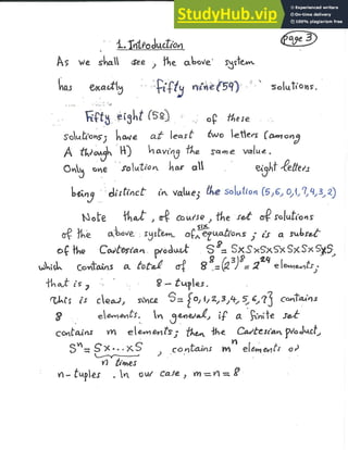 A Mathematics Problem From The University Of Cambridge Affiliated ...