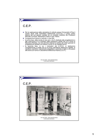 Storia dell'Informatica in Italia | PDF | Computing | Technology ...