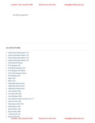 Amat p5000 etcher semi star | PDF