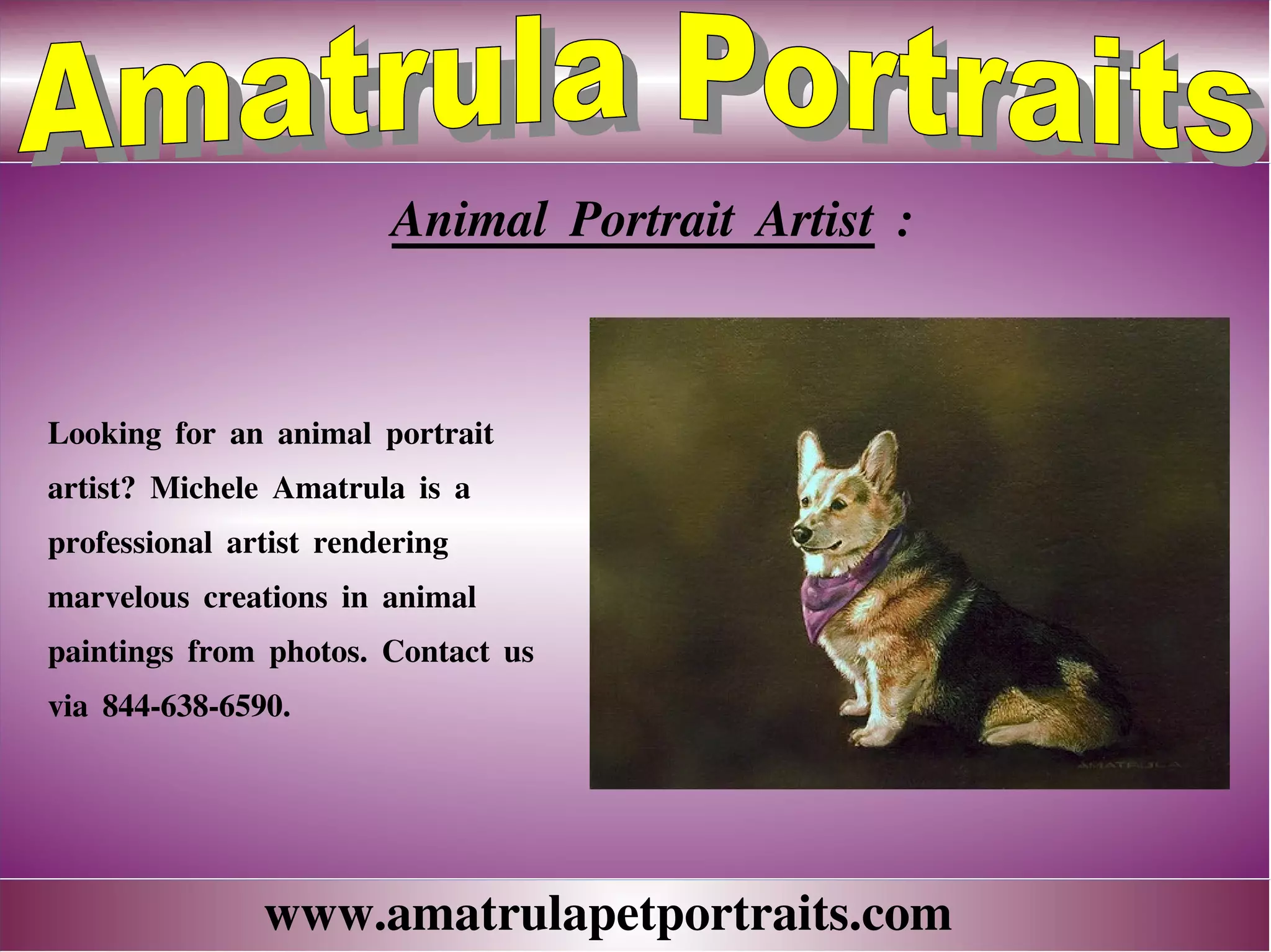Animal Portrait Artist | PPT