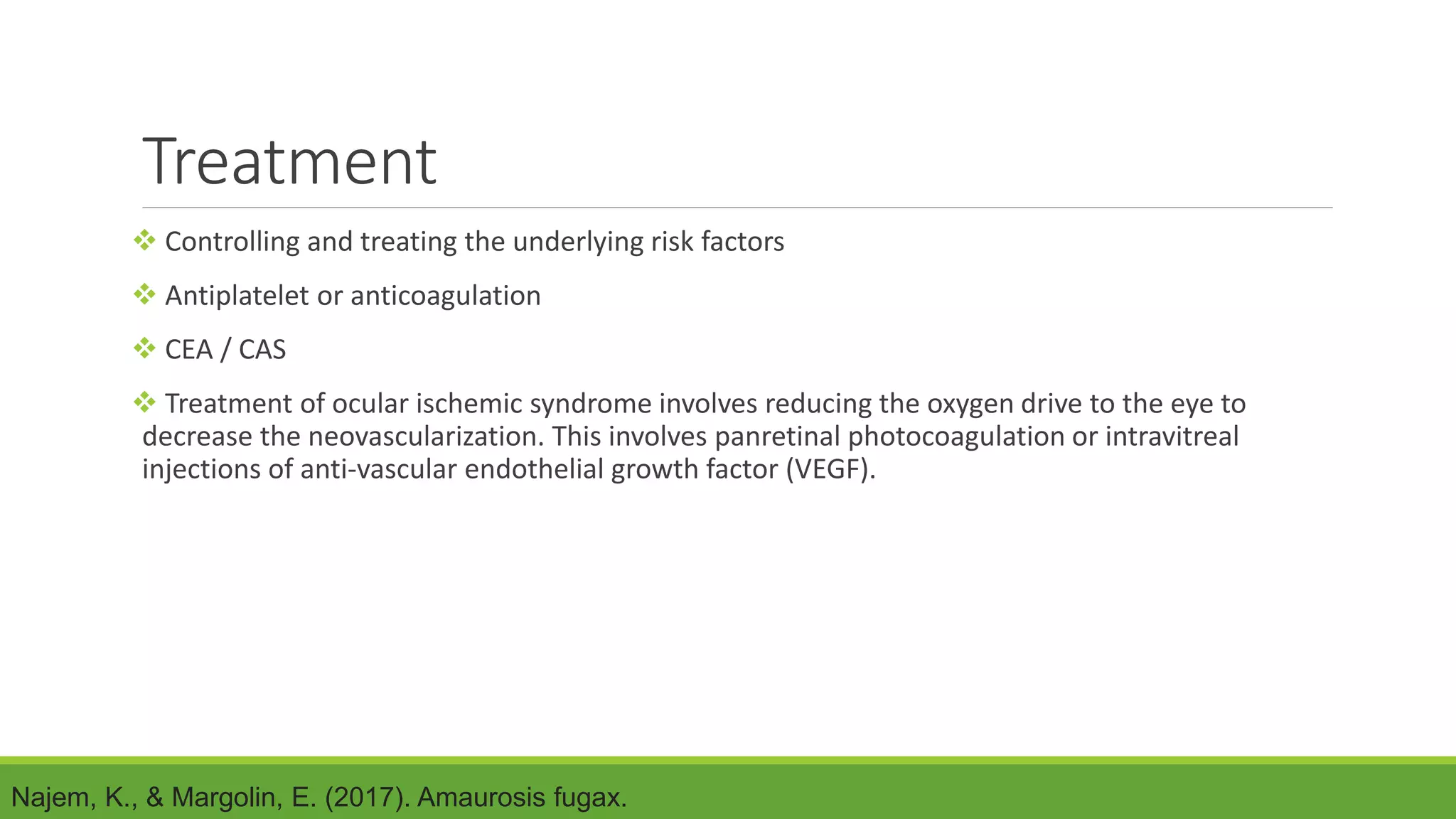Amaurosis Fugax | PPTX