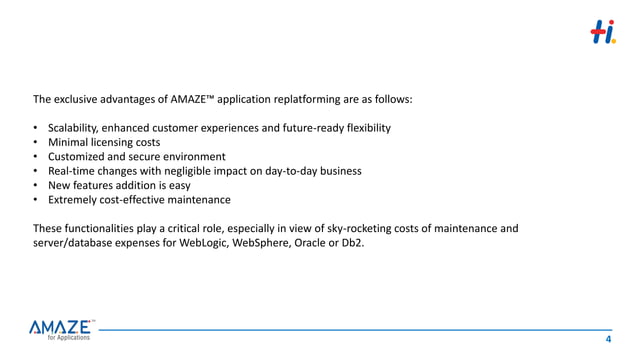 AMAZE™ - Application Migration to Cloud | PPTX | Cloud Computing | Internet