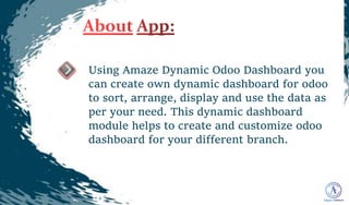 Create Own Analytic Odoo dashboards in odoo Amaze odoo dynamic dashboard module | PPT