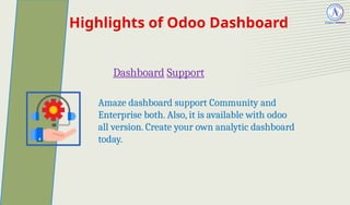 Amaze Dynamic Odoo Dashboard - Odoo Dashboard Solution | PPT