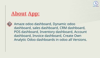 Amaze Dynamic Odoo Dashboard - Odoo Dashboard Solution | PPT