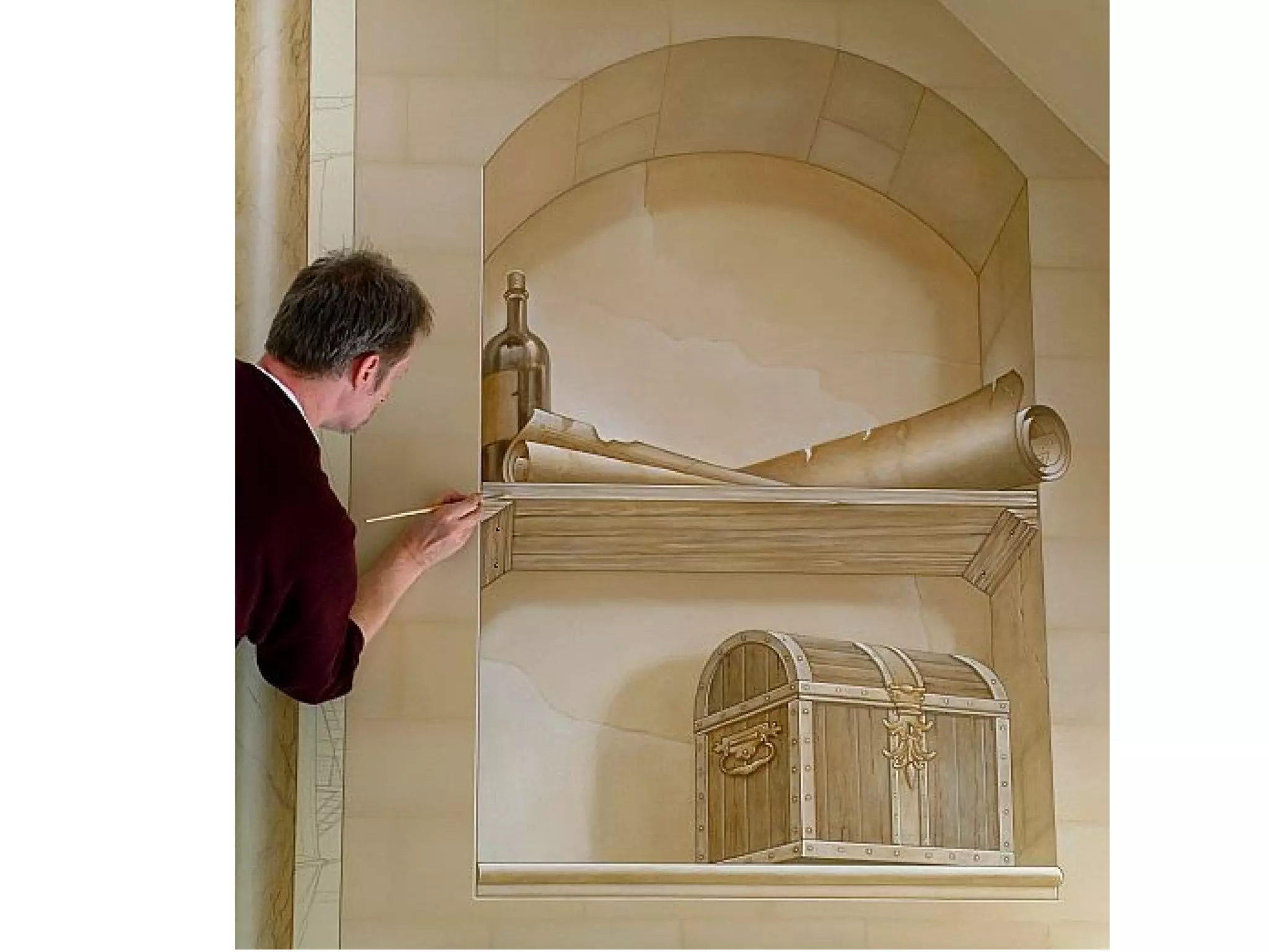 Amazing 3 Dimensional Wall Paintings | PPT