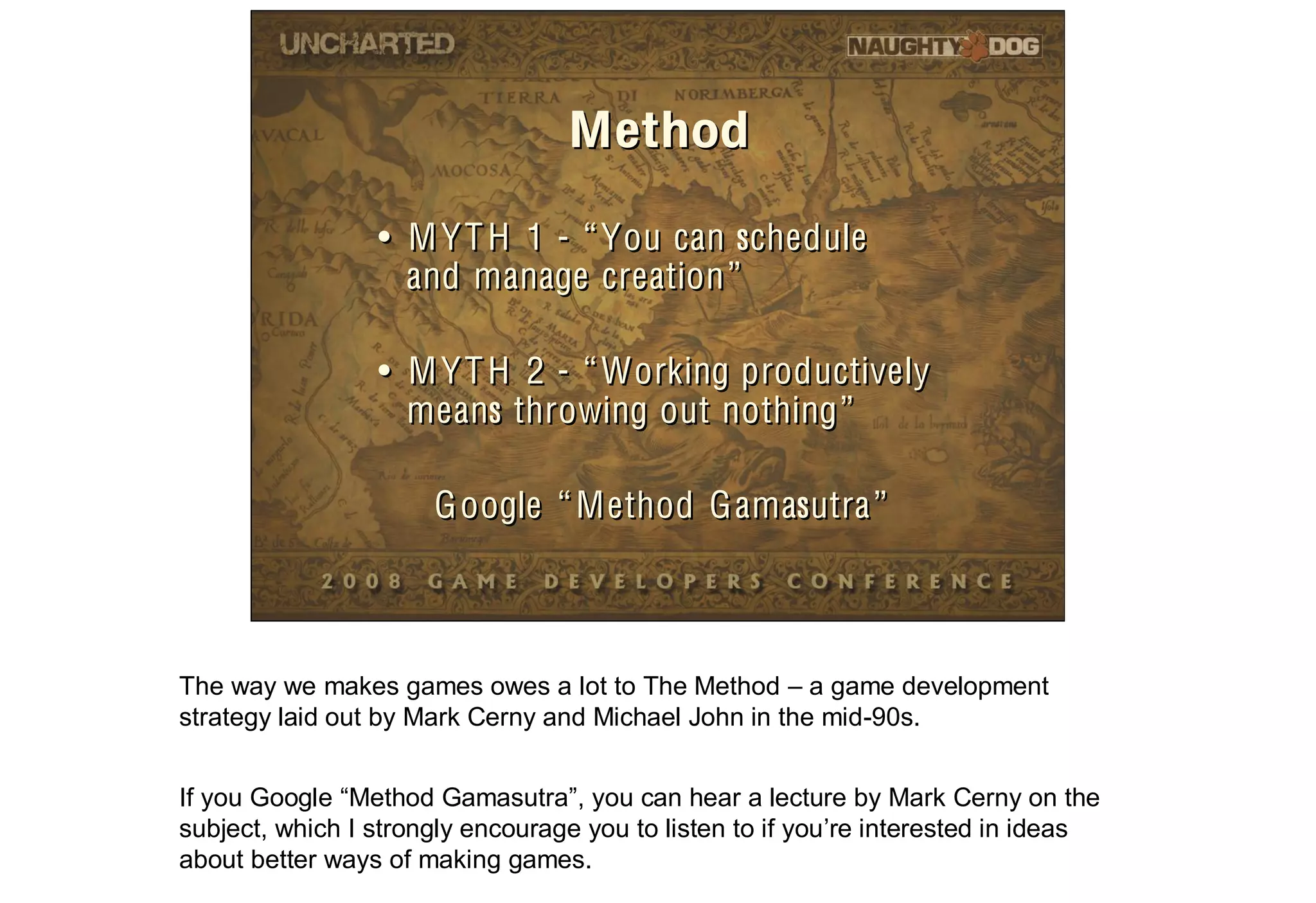 Amazing Feats of Daring - Uncharted Post Mortem | PDF