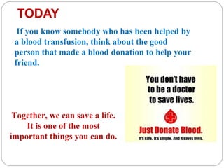 Save Blood Save Life !!! | PPT
