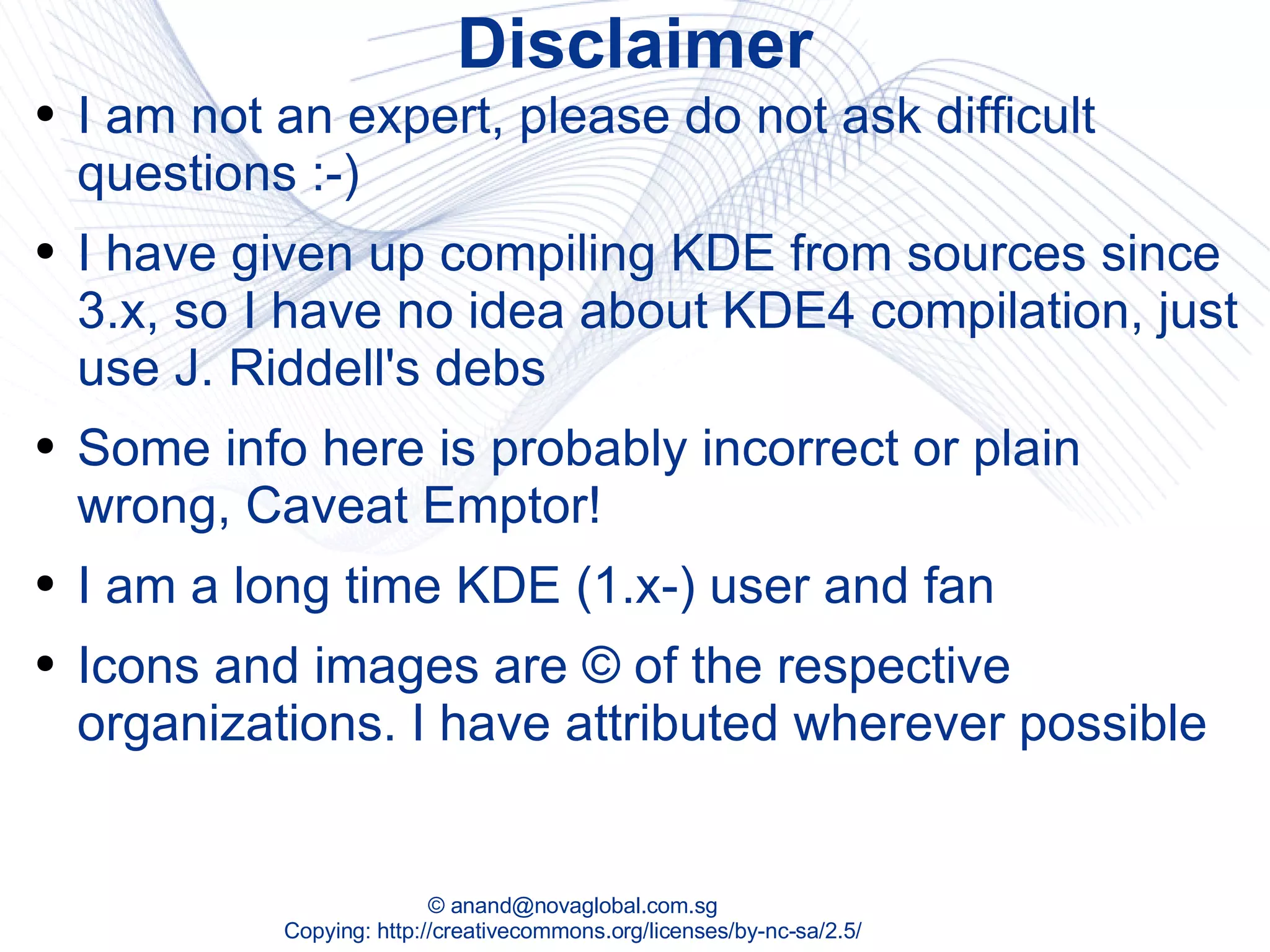 Amazing KDE (K Desktop Environment) | PPT