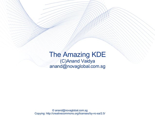 Amazing KDE (K Desktop Environment) | PPT