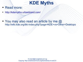 Amazing KDE (K Desktop Environment) | PPT
