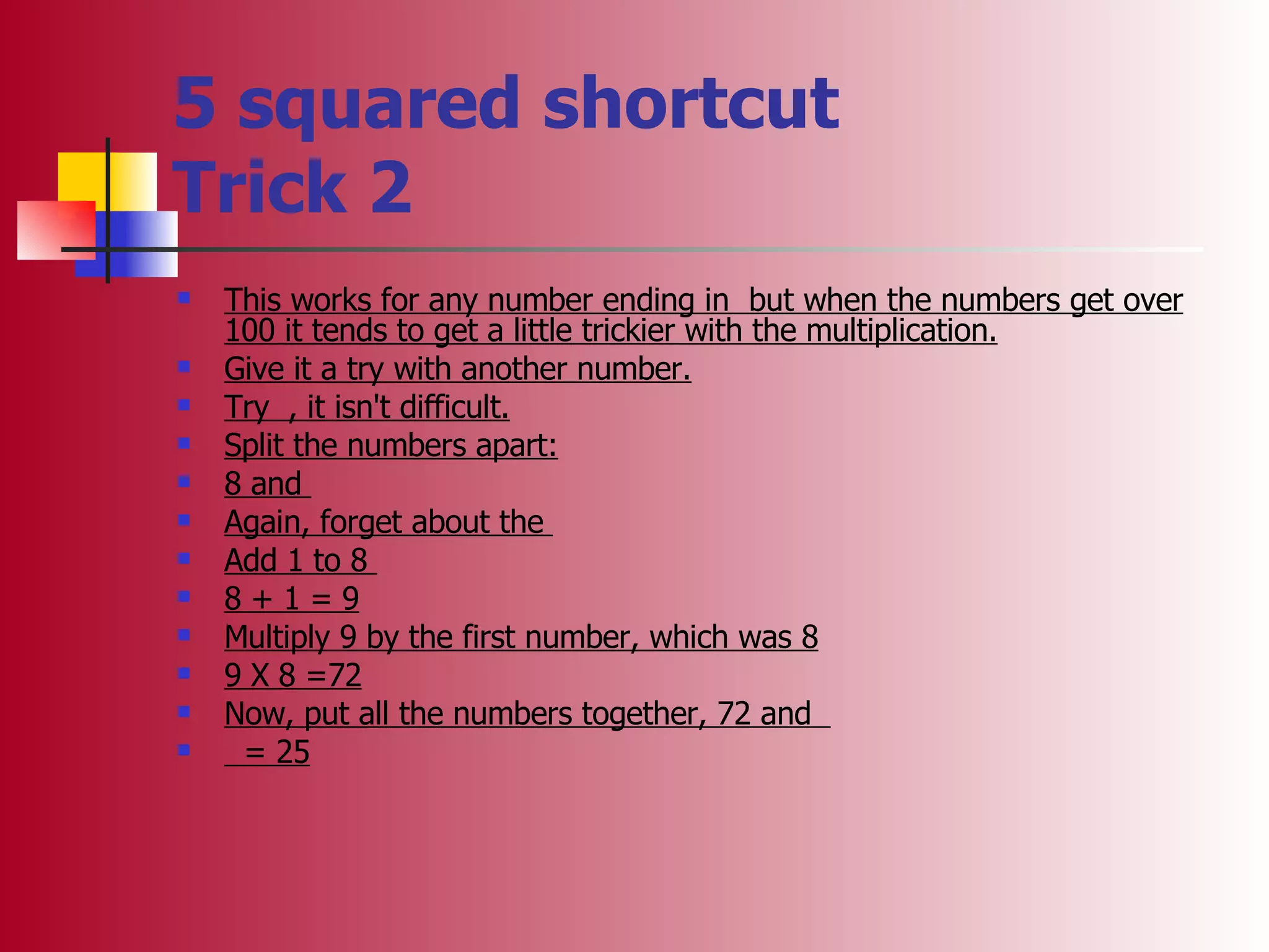 Amazing Maths Trick | PPT