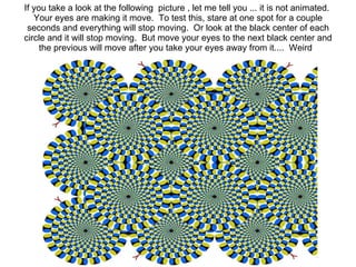 Amazing optical illusions | PPT