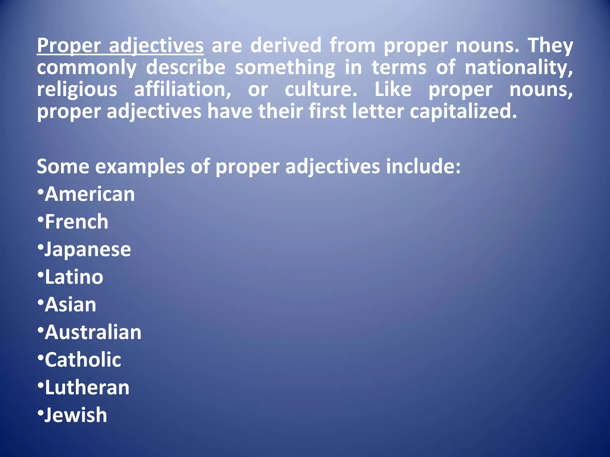 Amazing adjectives | PPT