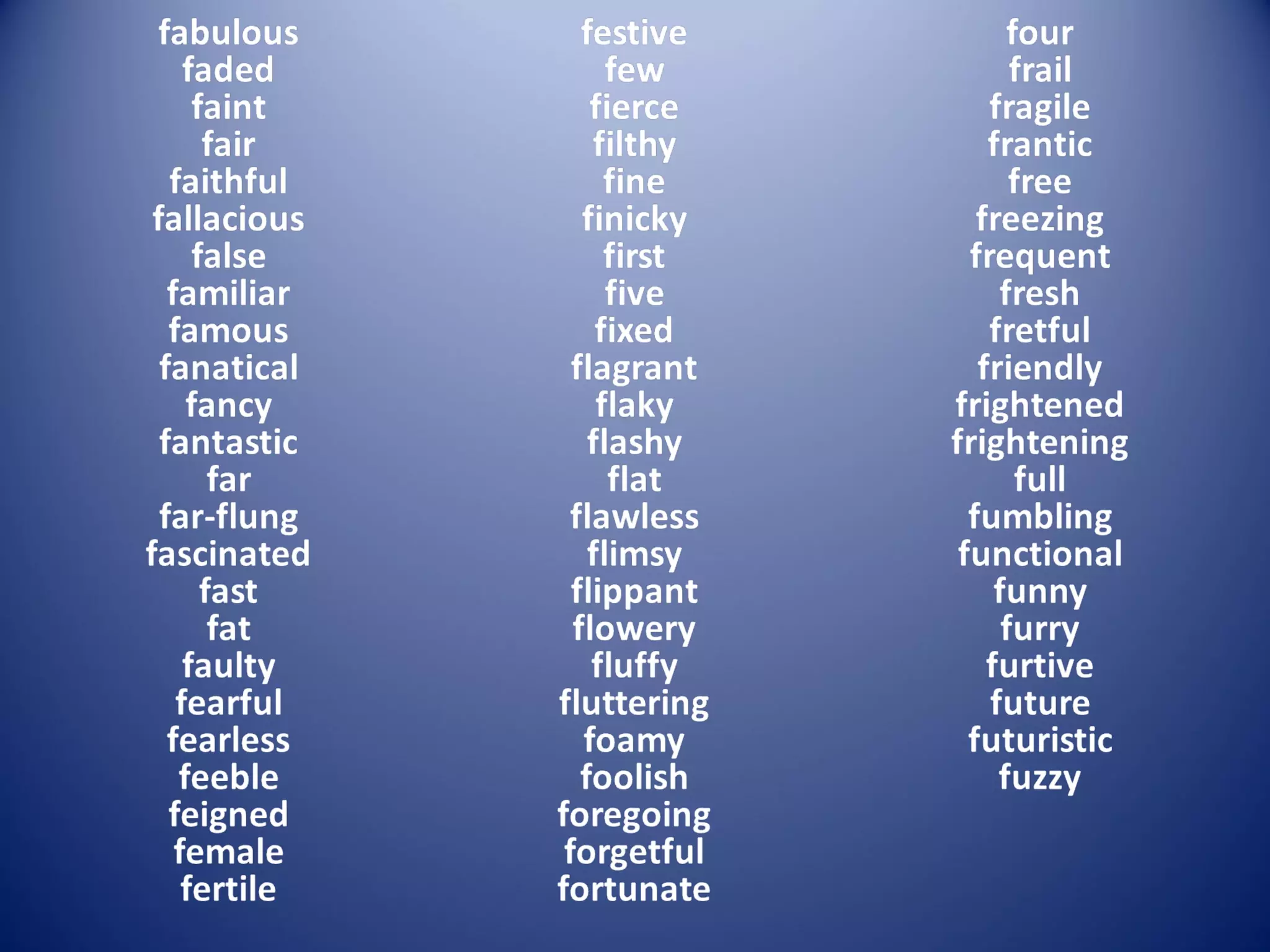 Amazing adjectives | PPT