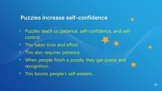 Amazing benefits of solving puzzles | PPTX
