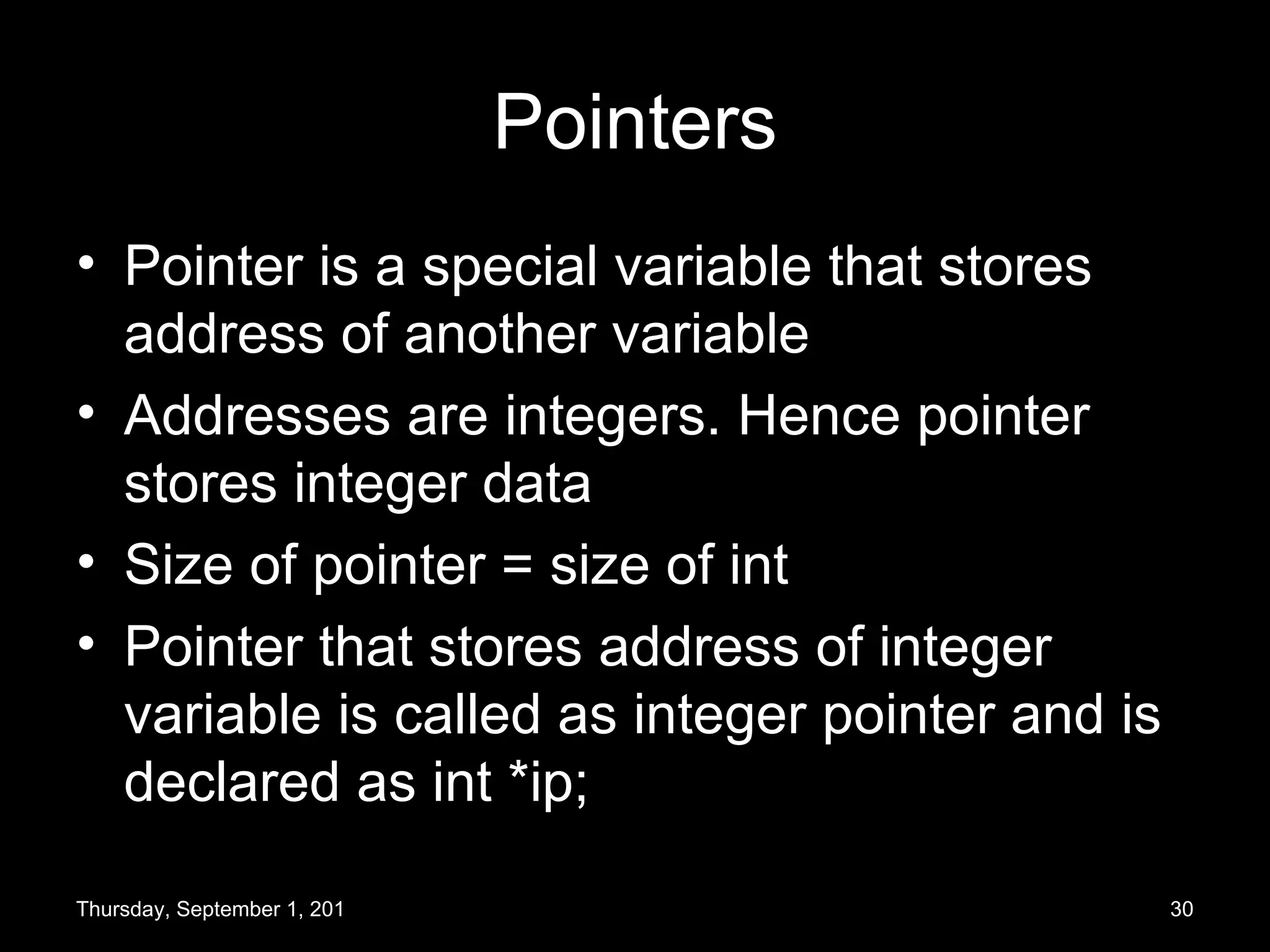 Basics of C programming | PPT