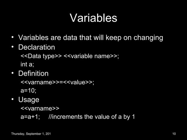 Basics of C programming | PPT | Programming Languages | Computing