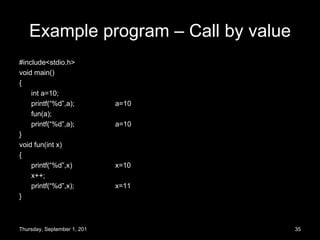Basics of C programming | PPT