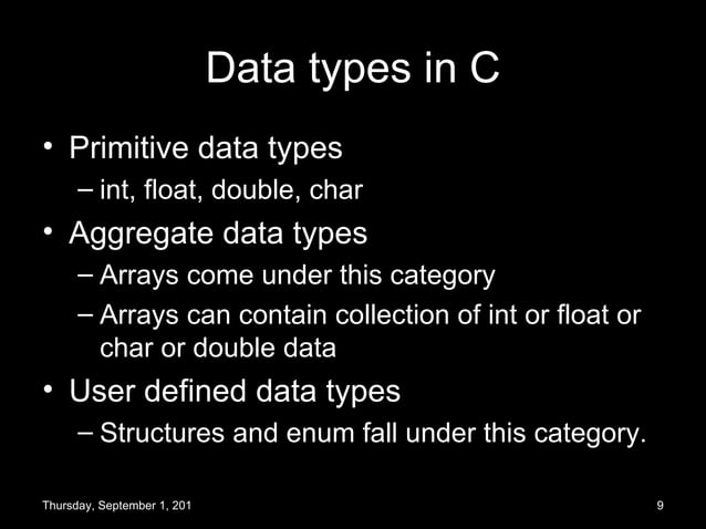 Basics of C programming | PPT | Programming Languages | Computing