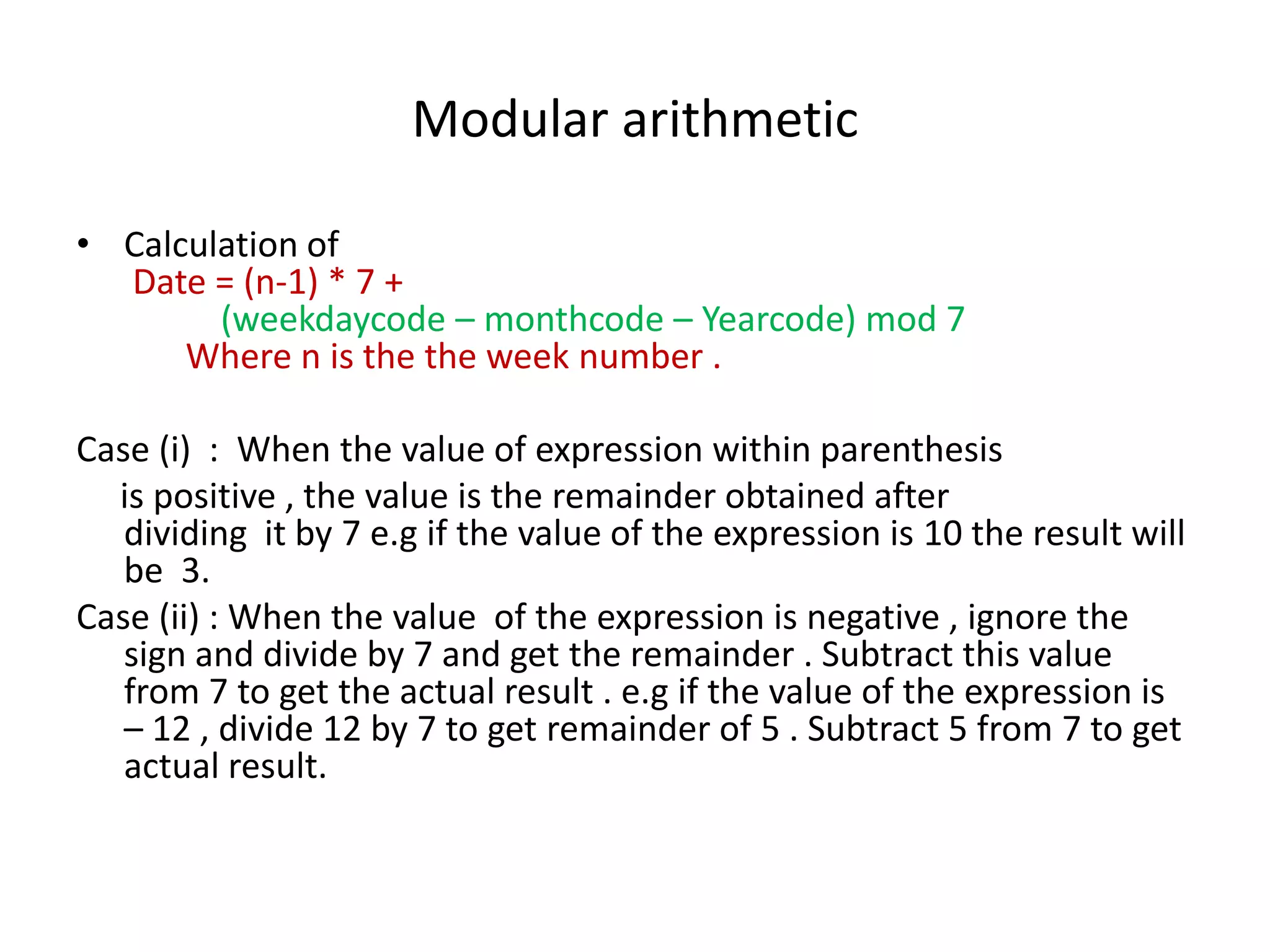 Amazing calendar trick | PPTX