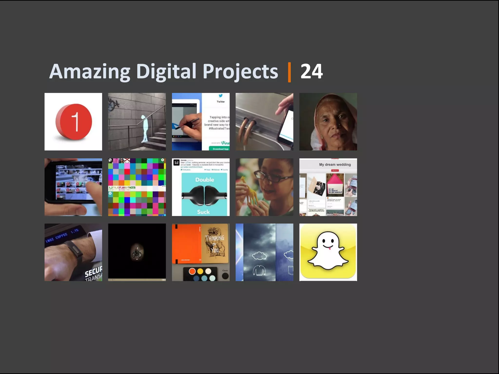 Amazing Digital Projects 24 | PPT