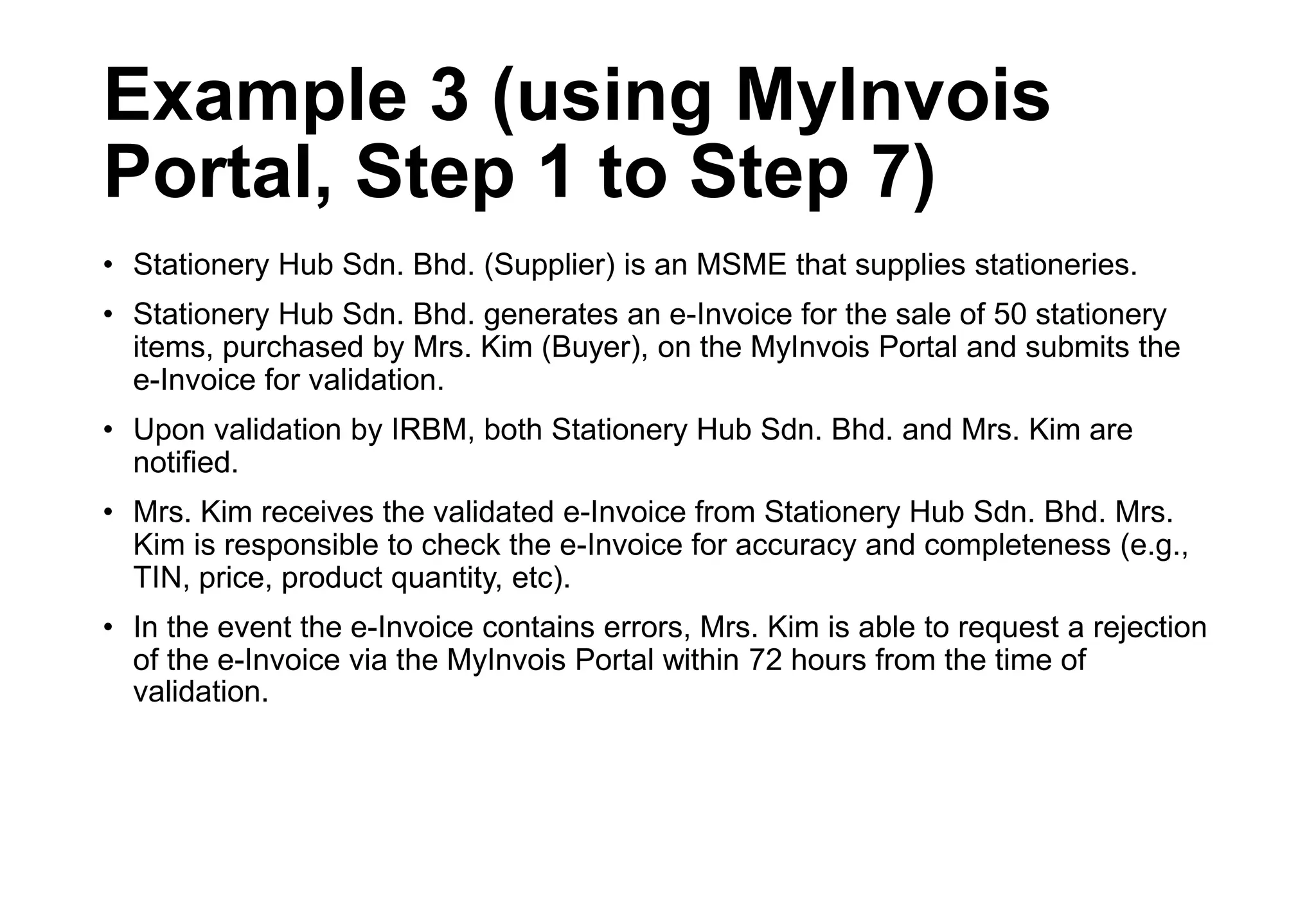 Amazing e-Invoice Guide from LHDN MALAYS | PDF