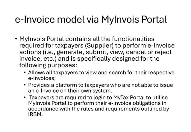 Amazing e-Invoice Guide from LHDN MALAYS | PDF