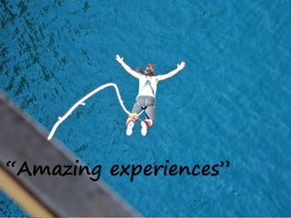 "Amazing Experiences" clase de ingles A2 | PPT