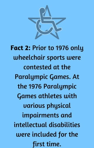 Amazing facts about paralympic games | PDF