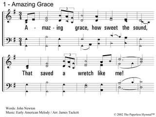 Amazing Grace Powerpoint