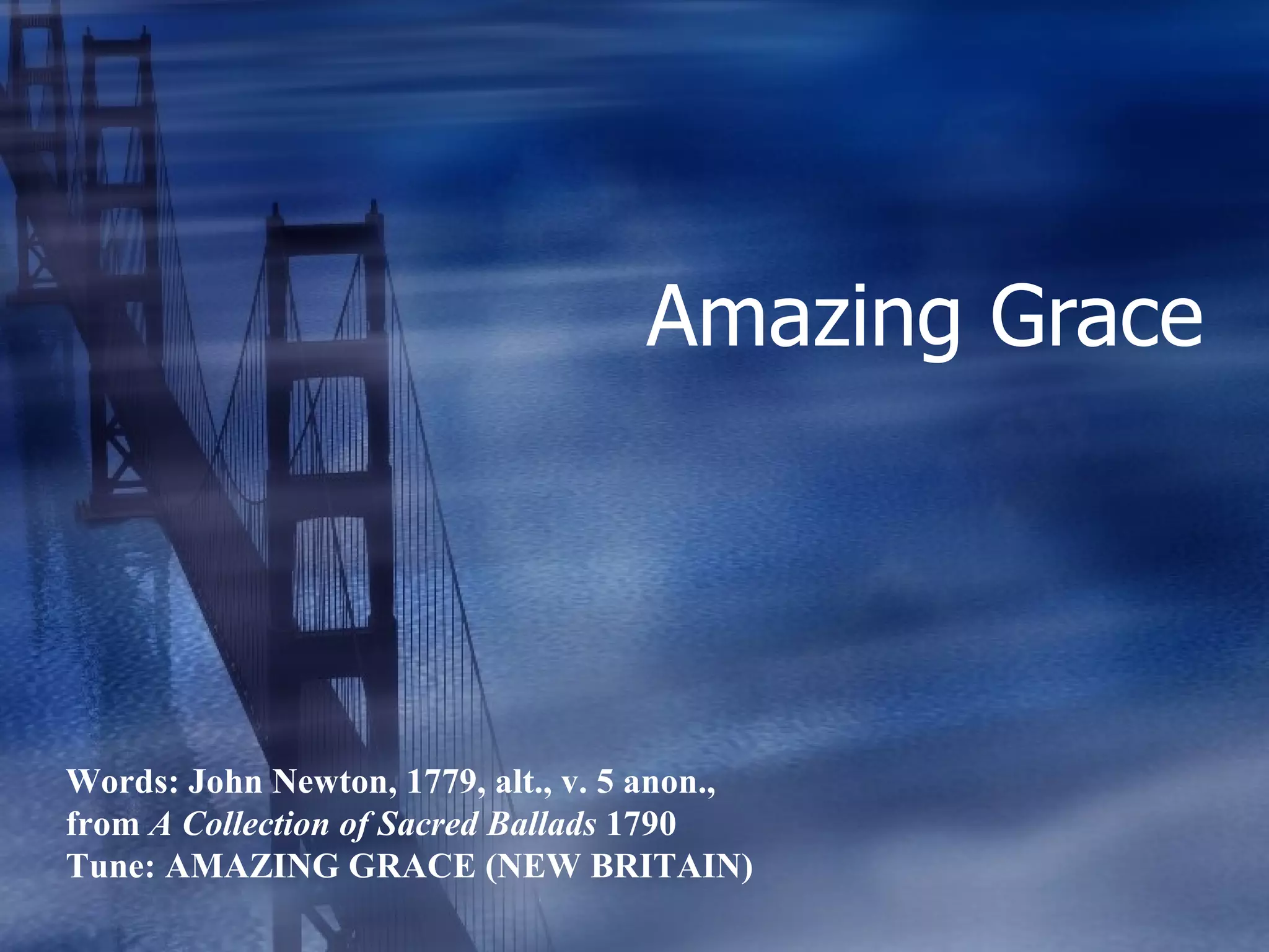 Amazing grace | PPS