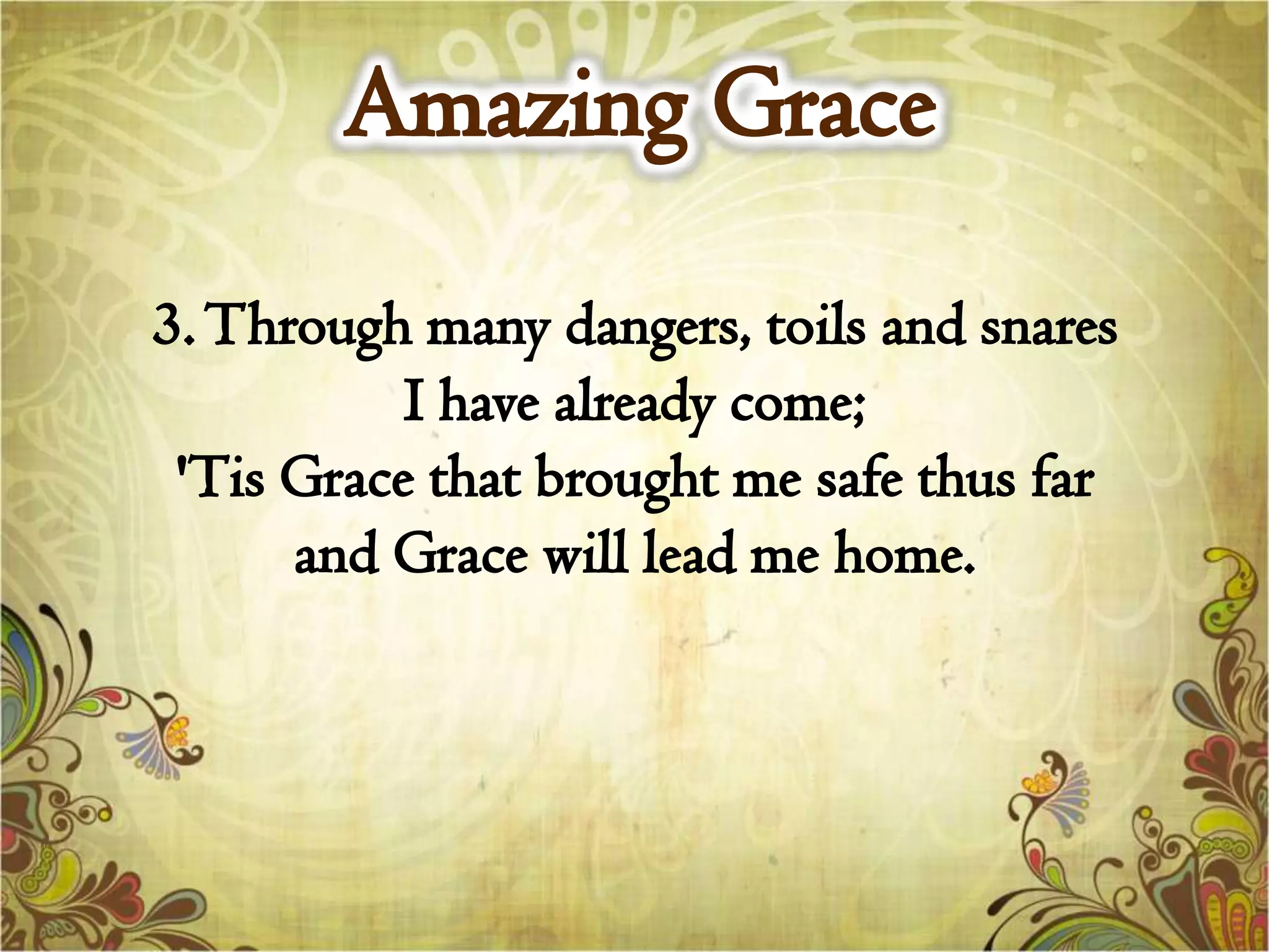 Amazing Grace | PPT