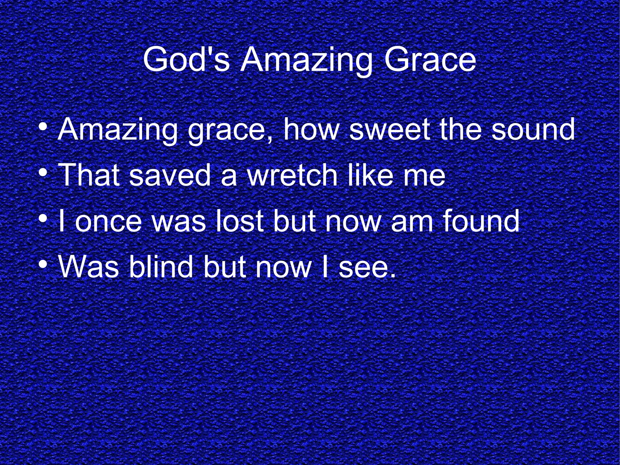 Amazing grace | PPT