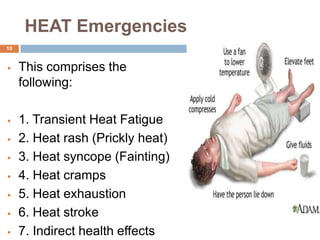 Amazing importance of water and heat emergencies | PPTX | First Aid ...