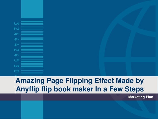 Amazing page flipping effect made by anyflip flip book maker in a few steps