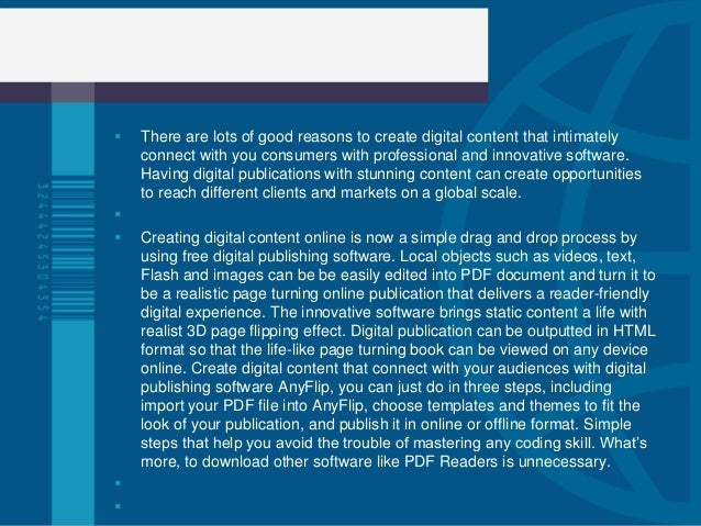 Amazing page flipping effect made by anyflip flip book maker in a few steps