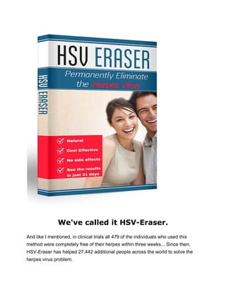 Amazing solution for the herpes virus from your body | PDF