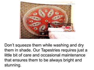 Amazing tapestries for your | PPT