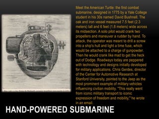 Amazing transportation inventions | PPTX