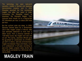 Amazing transportation inventions | PPTX