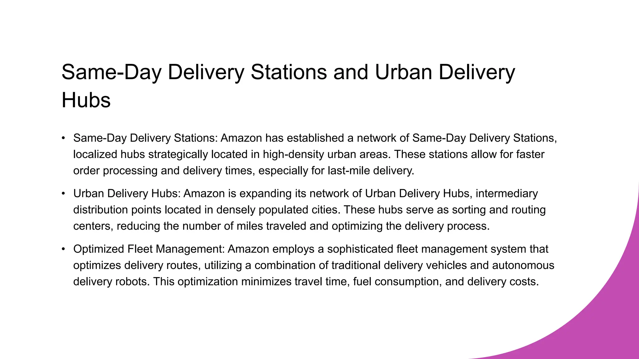 Amazon's 1-day Delivery Service - An e-commerce case study | PPTX