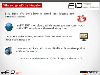 Amazon Integrated ERP by Group FiO | PPTX
