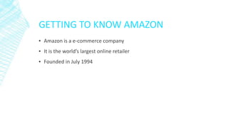 Amazon company profile | PPTX