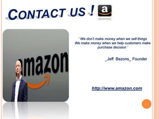 Amazon. Final exam | PPTX