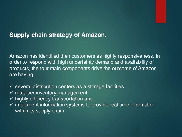 Amazon supply chain management