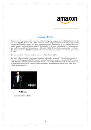 Amazon Documents | PDF