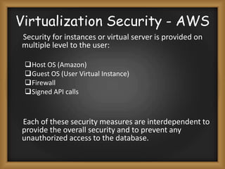 Amazon AWS Shared Security Model | PPT